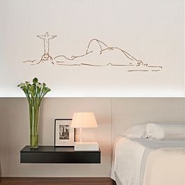 Adesivo de Parede Rio | Grudado